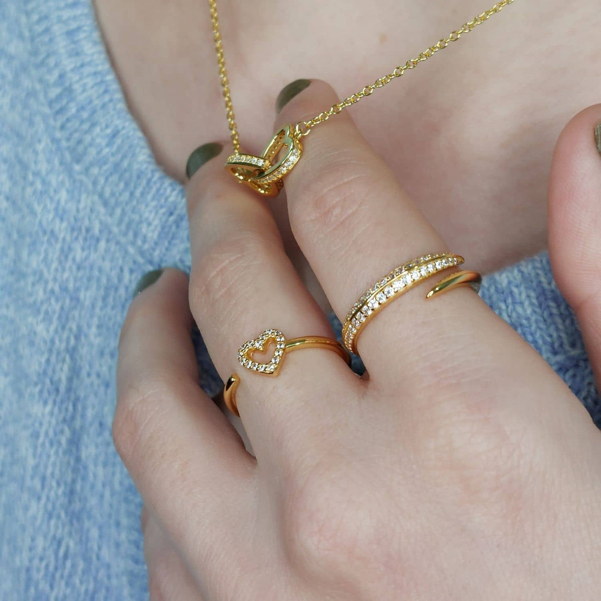 Forever Love Ring, Sterling Silver or Gold Vermeil – Jewellery With Love